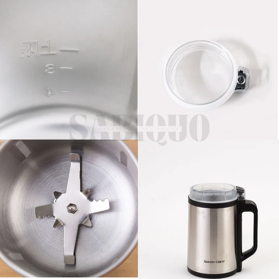 Silver Crest Stainless Steel Electric Mini Grinder 1500W | Premium ...