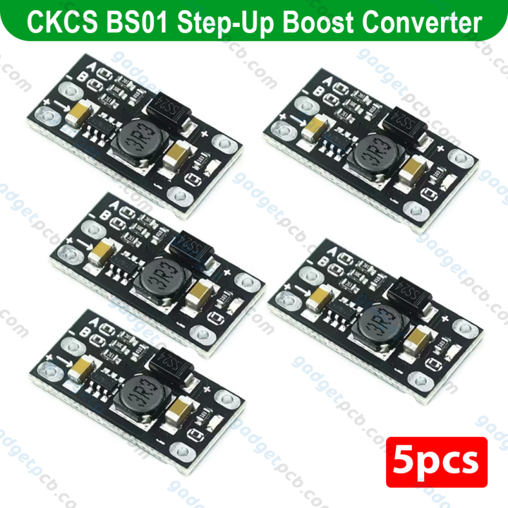 CKCS BS01 Multi-Function Mini Step-Up Boost Converter Board 3.7V to 5V ...