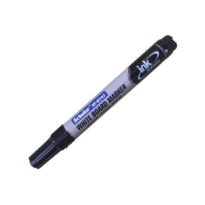 Ink Refillable Scholar Whiteboard Marker Pen - Black | Daraz.com.bd