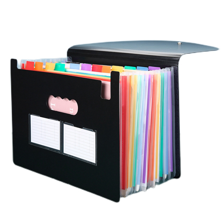 1 Piece 13 Pockets Expanding File Folder Standing Accordions Folder PP ...