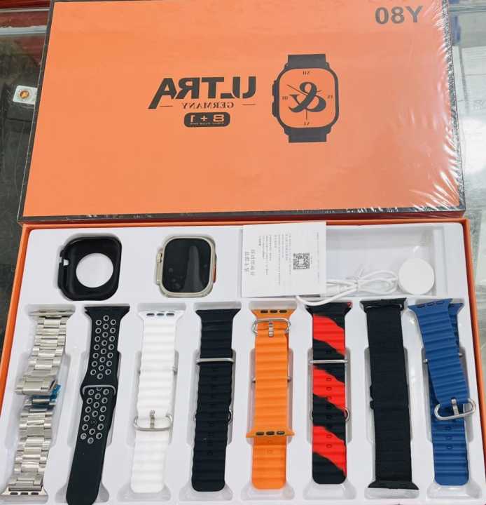 Y80 Ultra Smartwatch 8+1 Strap | Daraz.com.bd