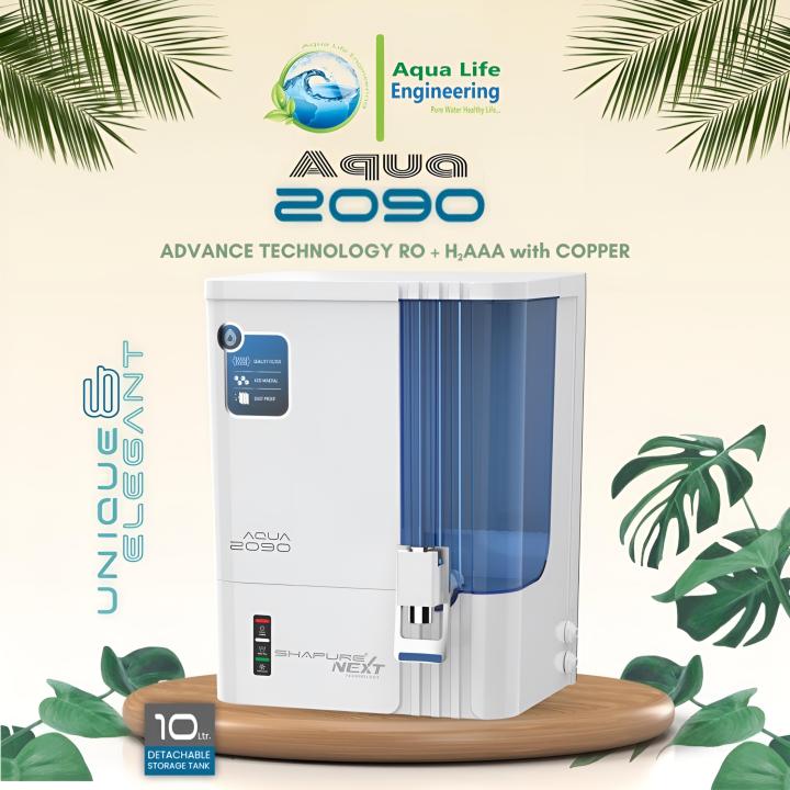 Aqua Nine 2090 RO+UV+H2AAA Filter With Copper+TDS,7-Stage.Capacity-100 ...