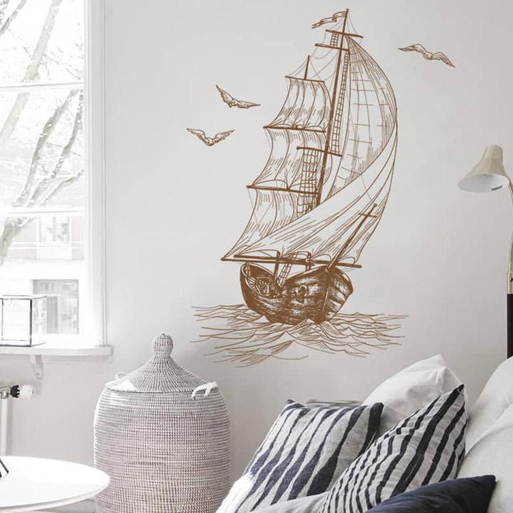 Wall Sticker Cartoon PVC backdrop decor for Home kids room Decals Wall ...