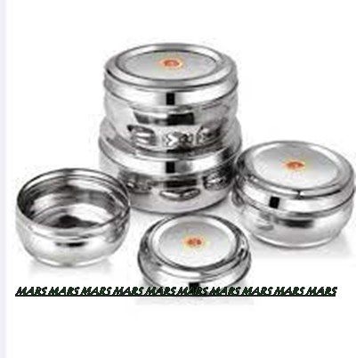 4Pcs Bowl Set/Bati Set/Steel Bati Set/ High Quality Steel Bowl Set/Food ...