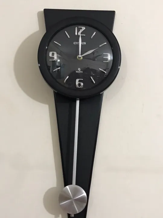 Vintage Fiber Made Citisun Pendulum Decorative Wall Clock-61cm | Daraz ...