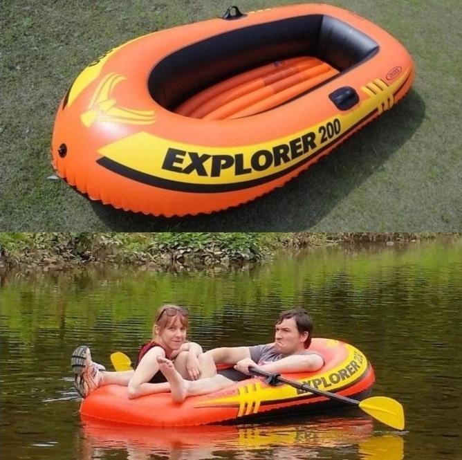 Intex Explorer 200 Inflatable Two Person Boat | Daraz.com.bd