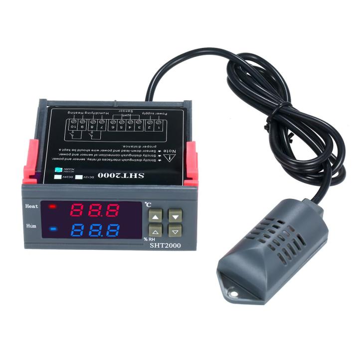 KOGEEK Digital Display Temperature&Humidity Controller Thermoregulator ...