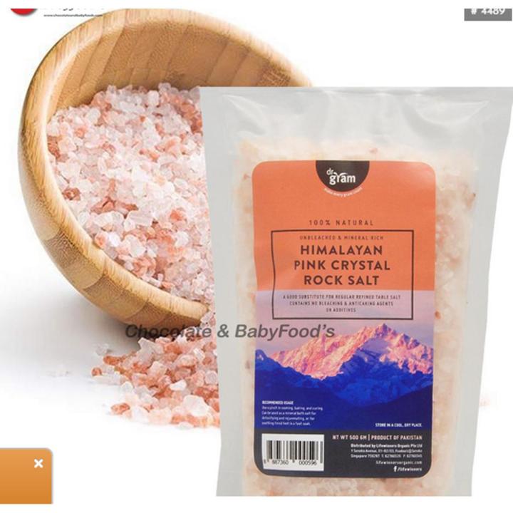 Pink Crystal Rock Salt - 500g | Daraz.com.bd