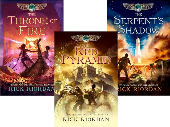 Kane Chronicles 3 Books: The Throne of Fire, The Serpents Shadow, & The ...