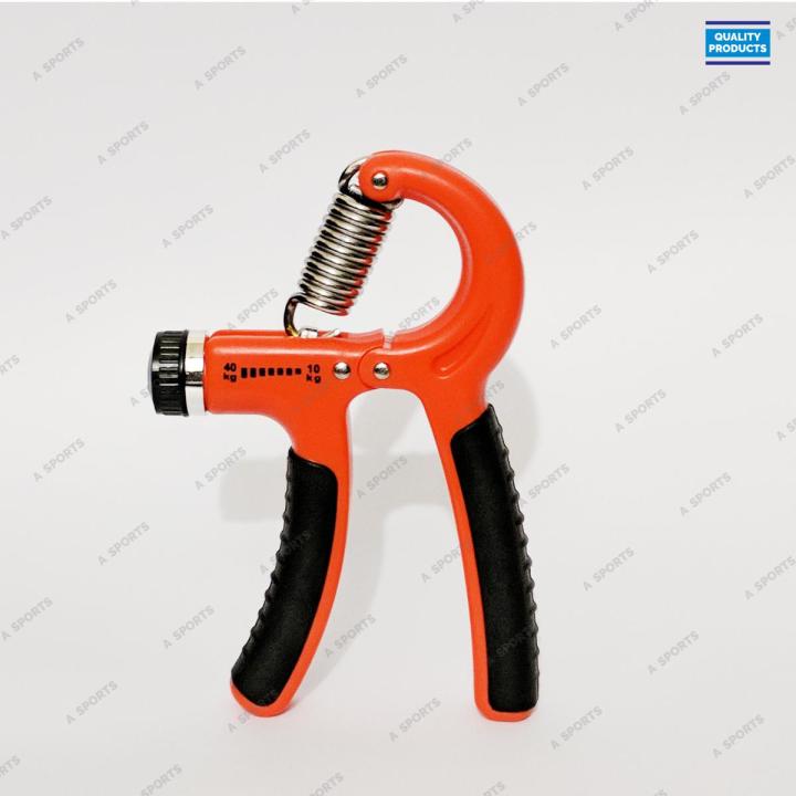 Orange Color Adjustable Hand Gripper Forearms Wrists Strength Exercise ...