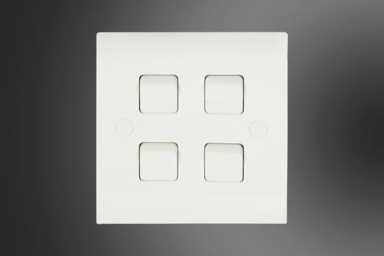 Energypac Elegant Series 10A 4 Gang Electrical Wall Switch 4Gang ...