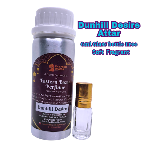 DUNHILL DESIRE Fragrance 100ml PERFUME OIL Non-alcohol essence Attar ...