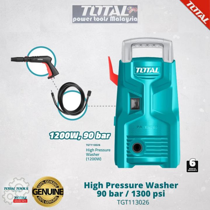 Total High Pressure Washer 1200w-TGT113026 | Daraz.com.bd