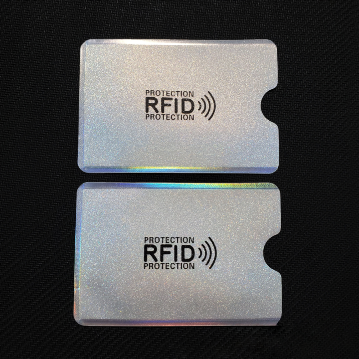 Anti RFID Card Case ID Card Shield Sleeve Aluminum Foil Card Holder ...