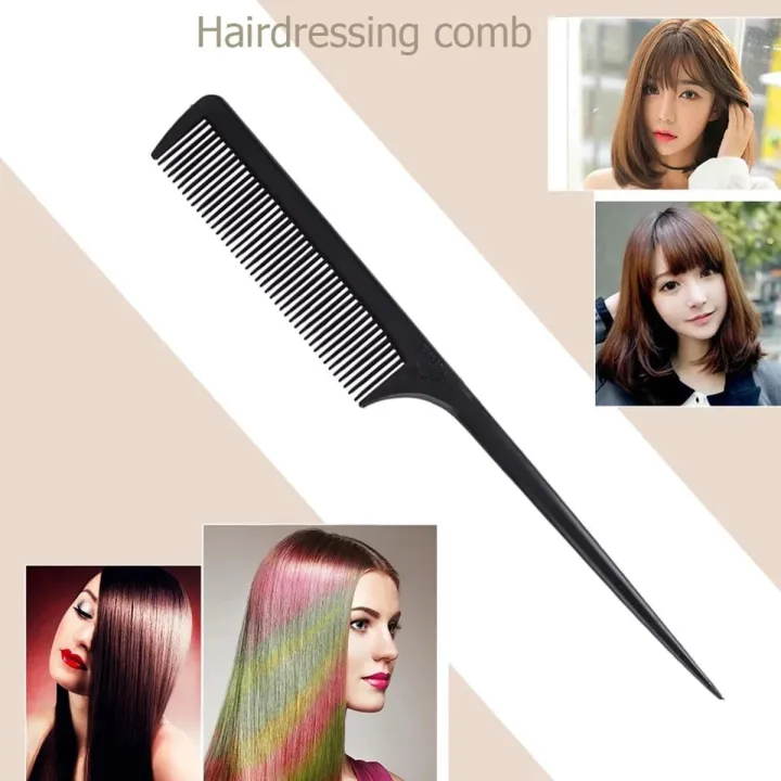 Professional Fine Tooth Hairdressing Hair Mouse Tail Comb Tool-1pcs ...