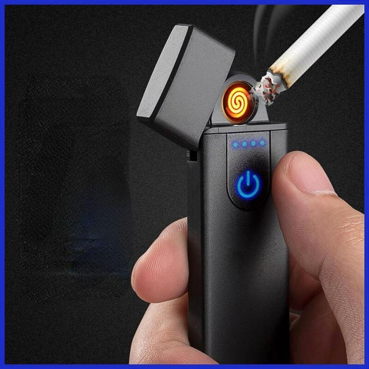 USB Rechargeable Touch Induction Heating Wire Cigarette Lighter | Daraz ...