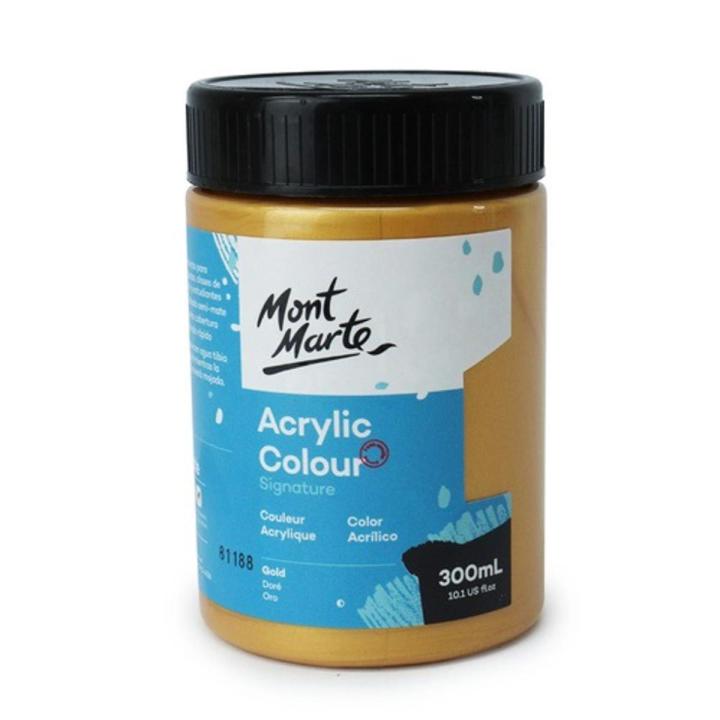 Mont Marte Acrylic Colour Paint 300ml - Gold | Daraz.com.bd