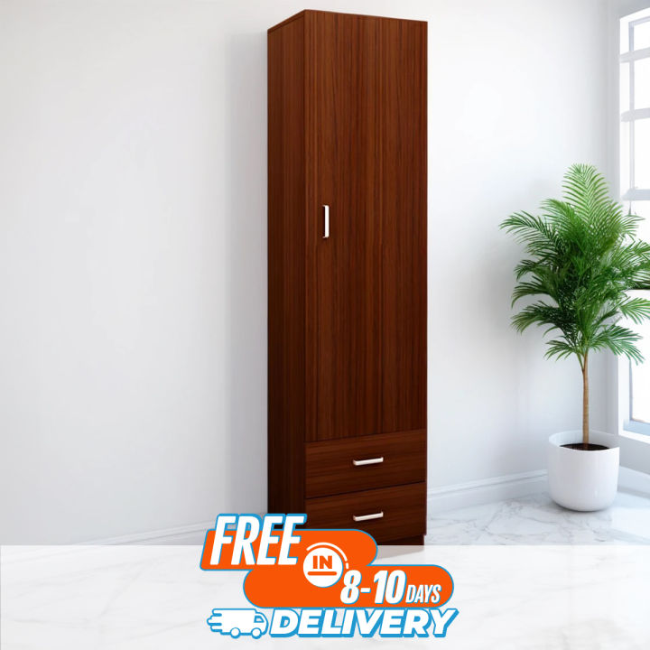 72*18 Stylish 1-Part Almari 1 Door 2 Drawer Almirah Cupboard Single ...