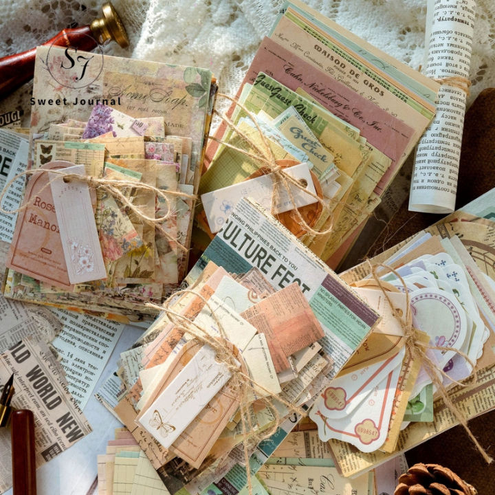 Sweet Journal 100PCS Memory Post Office Series Vintage Collection ...