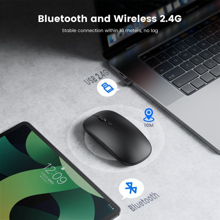 【FUPANG】Bluetooth mouse for Apple MacBook Air Pro 2020 2021 Mac book ...