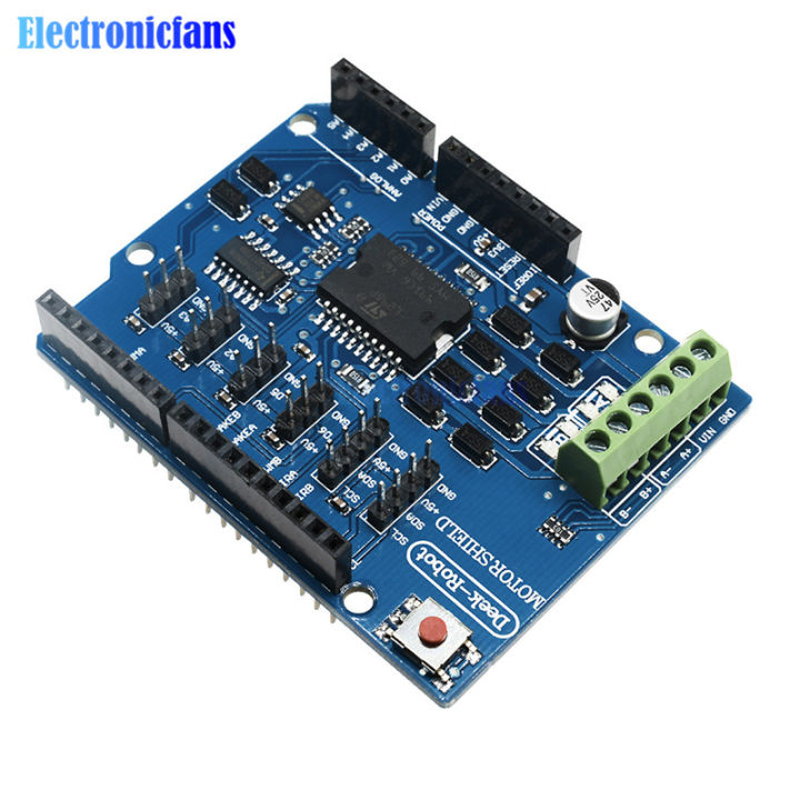 L298P Shield R3 DC Motor Driver Module 2A H-Bridge 2 way 5V to 12V For ...