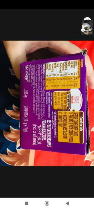 Munch Crunchilicious Milk Chocolate 32 PC Box Per Pack 8.9gm main box ...