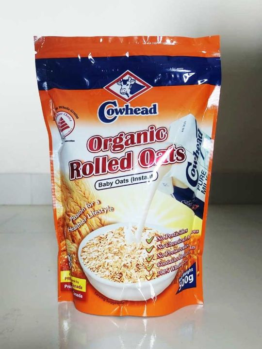 Cowhead Baby Oats Instant Organic Rolled Oats - 500gm | Daraz.com.bd