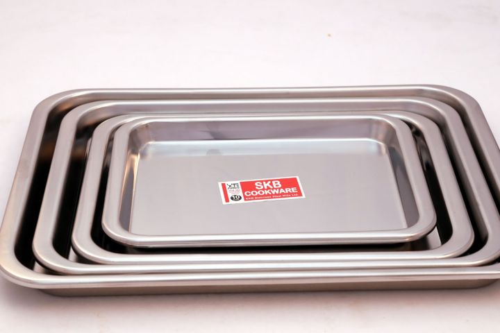 SKB SUS 304 food grade Stainless Steel serving Tray | Daraz.com.bd