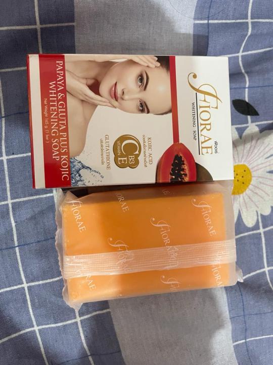 FIORAE Papaya & Gluta Plus Kojic Whitening Soap – 165 g | Daraz.com.bd