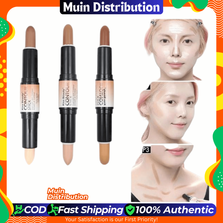 Kiss Beauty 2 in 1 Contour Stick Highlight & Contour Accent - Concealer ...