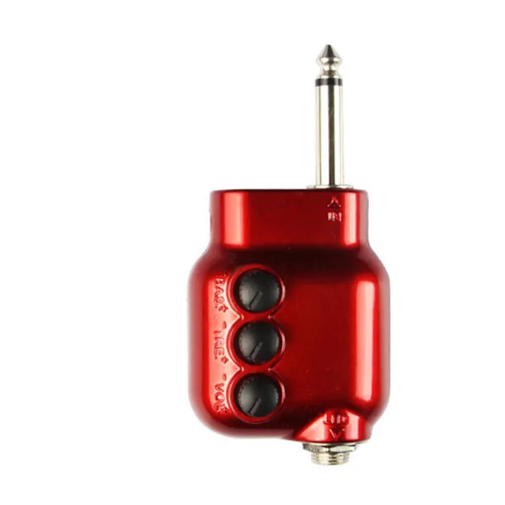 Guitar Pre Amplifier Guitar Mini Preamp 6.35mm Plug for Guitar Musical ...