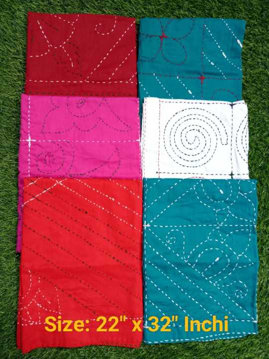 combo pakage 6 pes multicolour noksi khata size 22/32 inchi | Daraz.com.bd