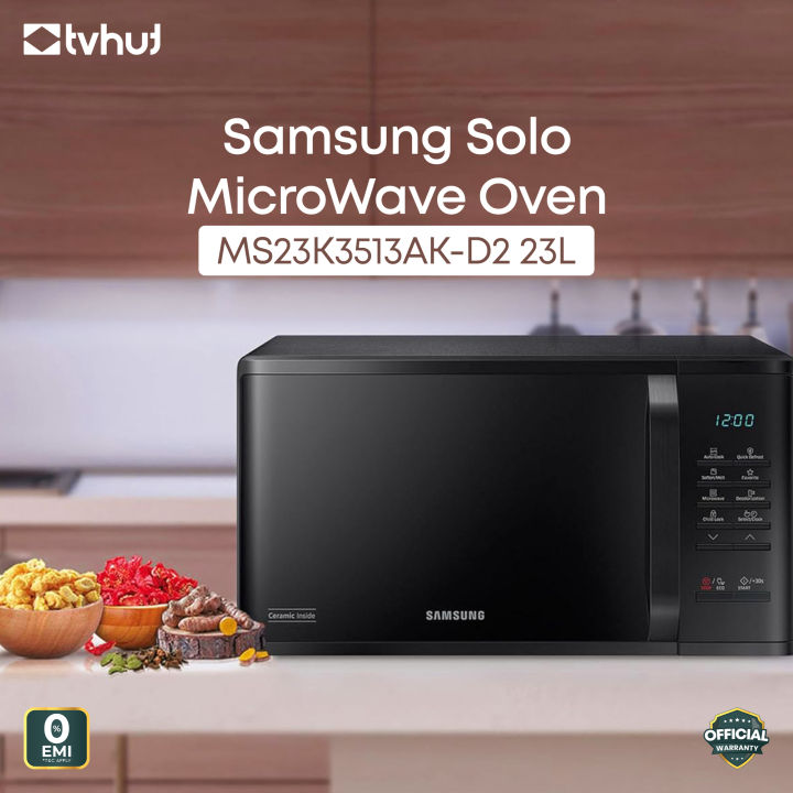 Samsung MS23K3513AK-D2 23L Solo MicroWave Oven with Free Delivery | Daraz.com.bd