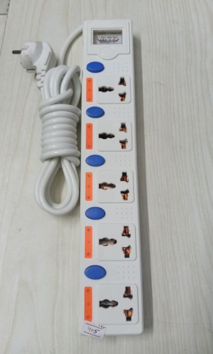 OPUS Multi-Plug 5 Socket 2/3 Pin 5 Meter Cable | Daraz.com.bd