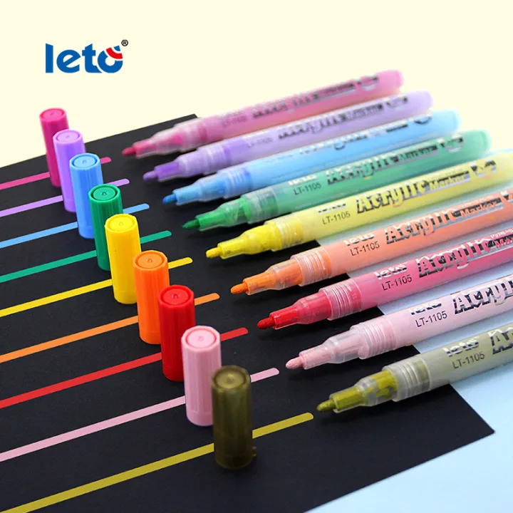 Leto high-value handbook special acrylic marker pen 100 colors water ...