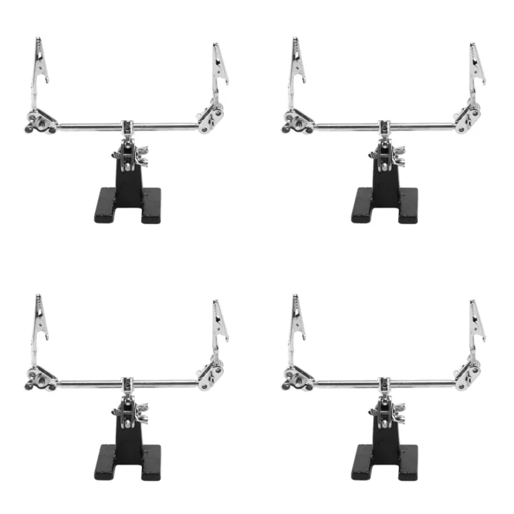 4X Third Hand Soldering Iron Stand Clamp Helping Hands Clip Tool PCB ...