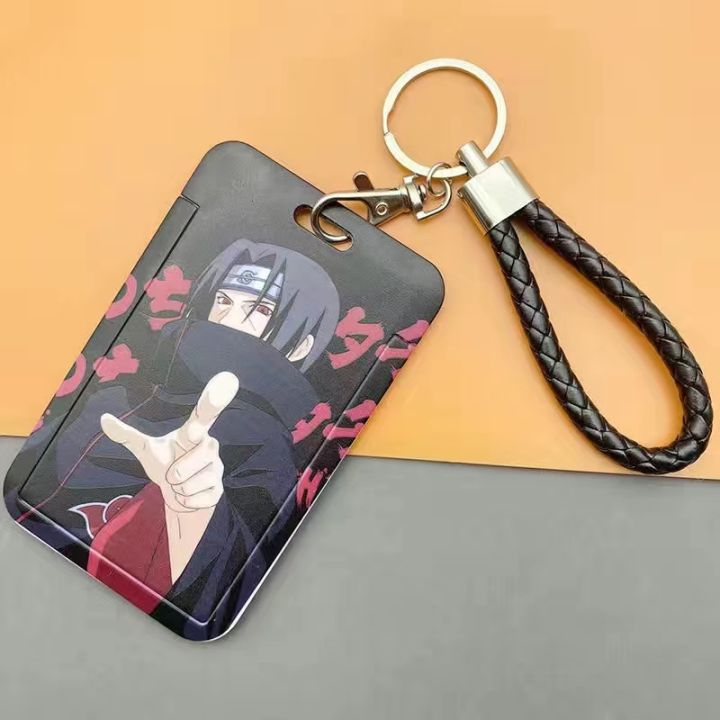 New Anime Naruto Key Holder Keychain Akatuki Kakahi Platic Card Cover ...
