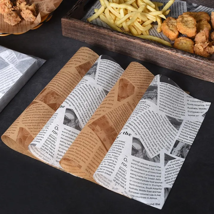 100 Parchment Paper Sheets Wax Paper Dry Waxed Deli Paper Sheets Liners ...