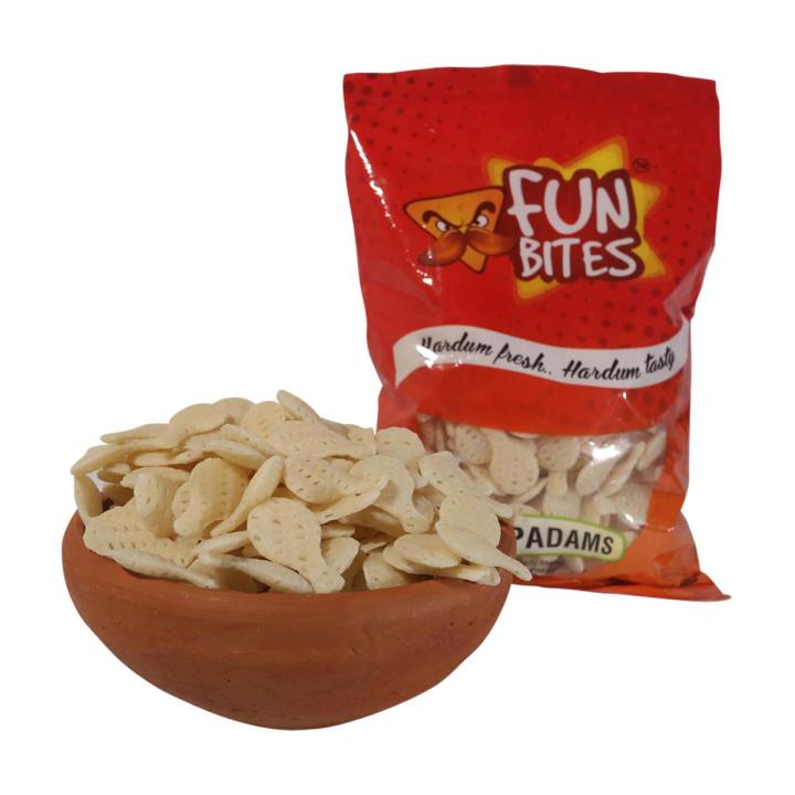 Ready to fry Fun Bites 3D chips Bat Papad chips- 250gm | Daraz.com.bd