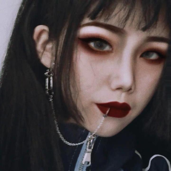 Punk Gothic Nose Chain Lip Ring with Long Chain Earrings | Daraz.com.bd