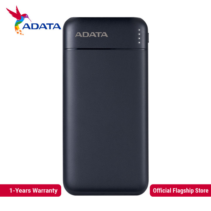 ADATA C100 10000mAh Fast Charging Power Bank - QC/PD 20W fast charging - Simultaneous 3-device ...
