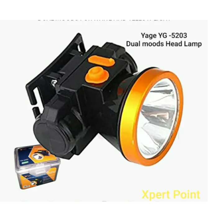 Yage -Yg- 5203 high power dual modes rechargeable led hed lamp | Daraz ...