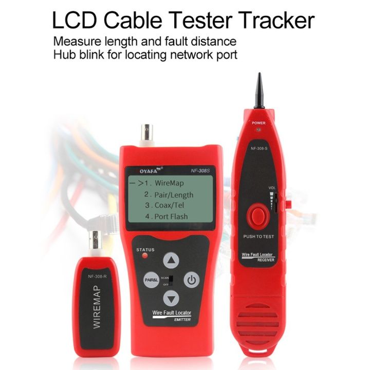 NOYAFA Multi-functional LCD Network Cable Tester High Precision Line ...