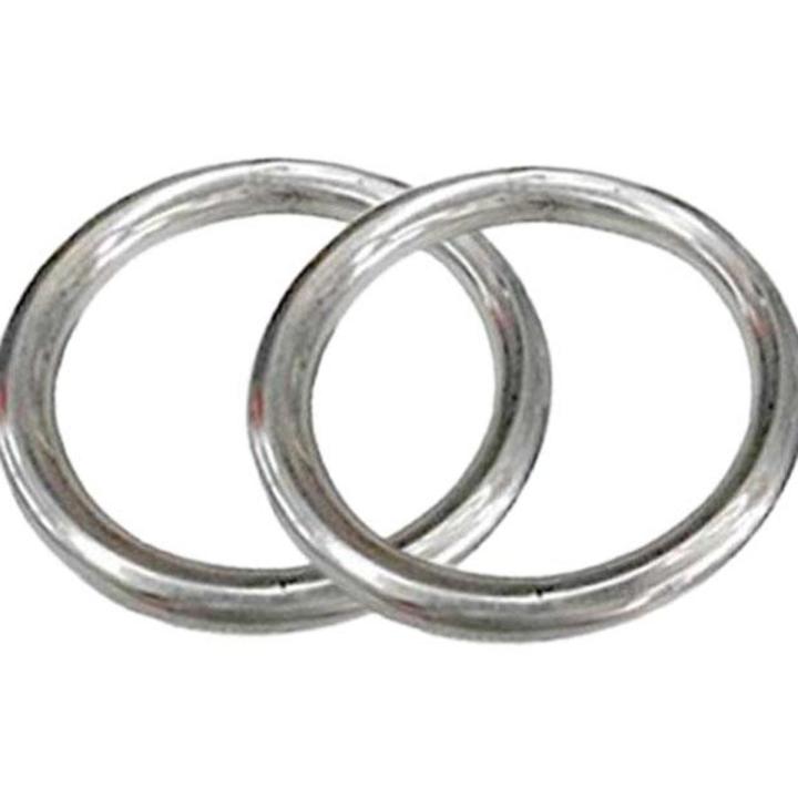 Two Piece Pack Chin Up Ring - Silver - Strengthen Your Upper Body ...