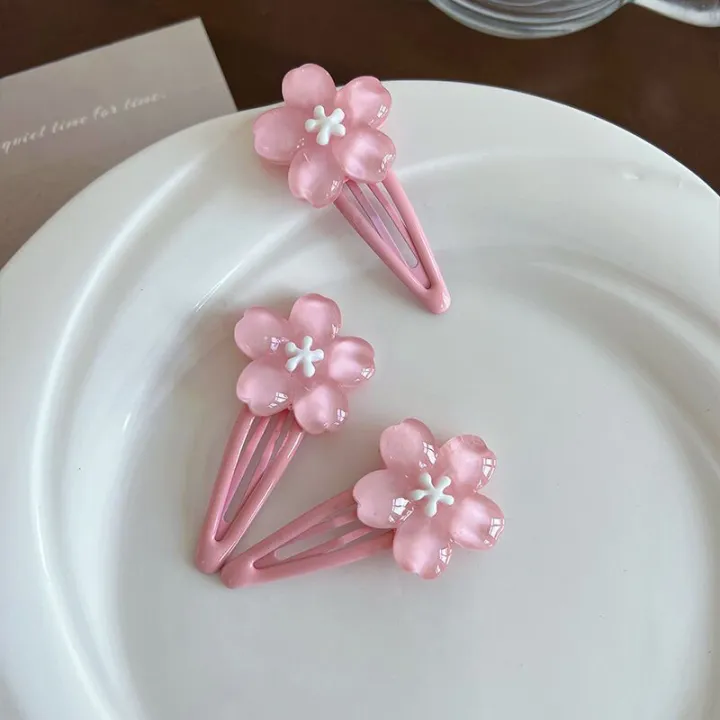 Minimalist Versatile Cherry Hair Clip Side Clip For Women Girls Sweet ...