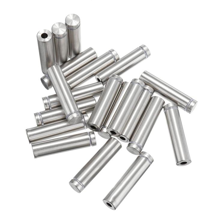 20Pcs Stainless Steel Advertisement Nails Wall Mount Glass Sign ...
