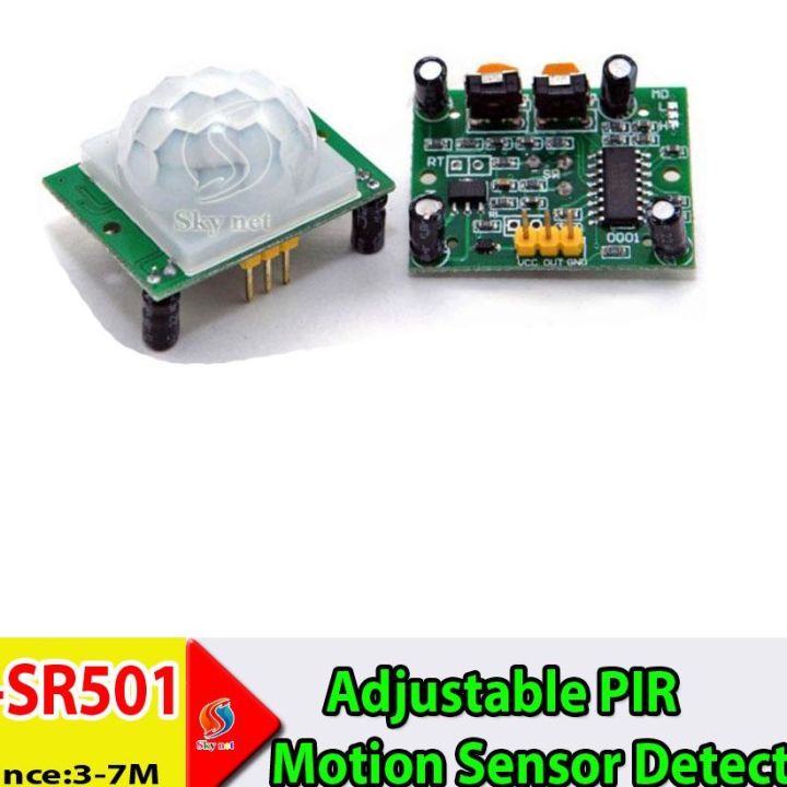 Hc Sr501 Motion Sensor Detector Module Adjust Ir Pyroelectric Infrared