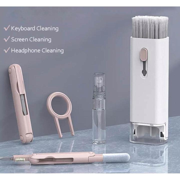 7-In-1 Computer Keyboard Cleaner Brush Kit Earphone Headset Cleaning ...