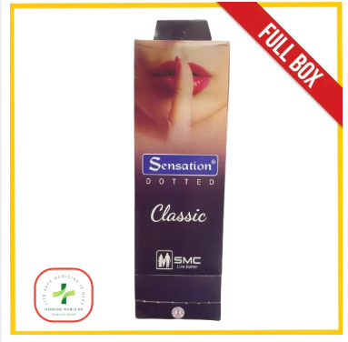 Sensation Classic Dot ted Condom - Full Box | Daraz.com.bd