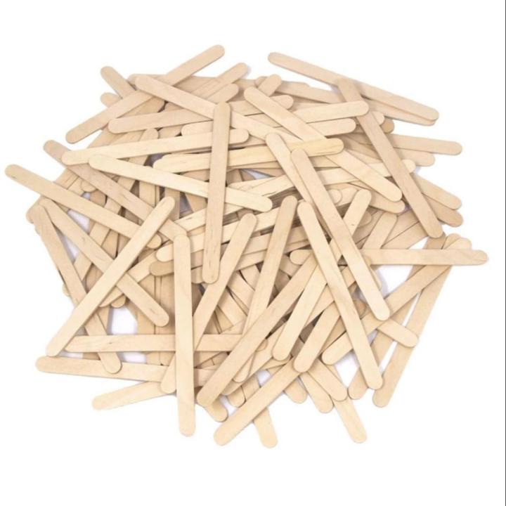 850 Pcs Craft Sticks Ice Cream Sticks Natural Wood Popsicle Craft ...